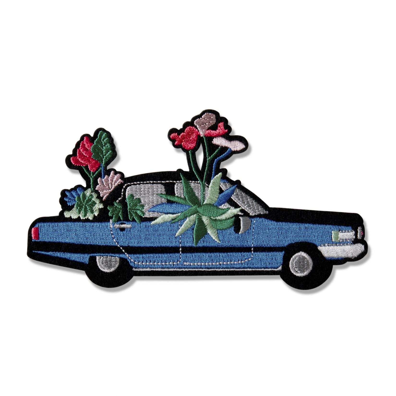 Écusson autocollant – Cadillac en Fleur | Macon&Lesquoy